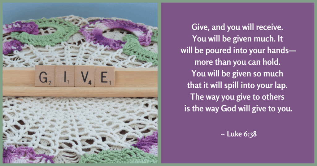 Prayer Seed: Luke 6:38 - Viroqua and Westby United Methodist Churches